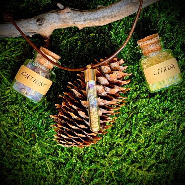 Spell Jar Pendants -JOY – Artist JETTE
